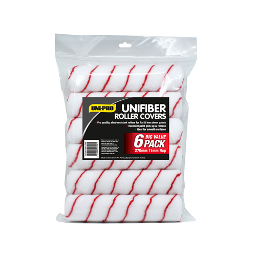 Uni-Pro Unifiber Roller 6 Pack 270mm x 11mm Nap