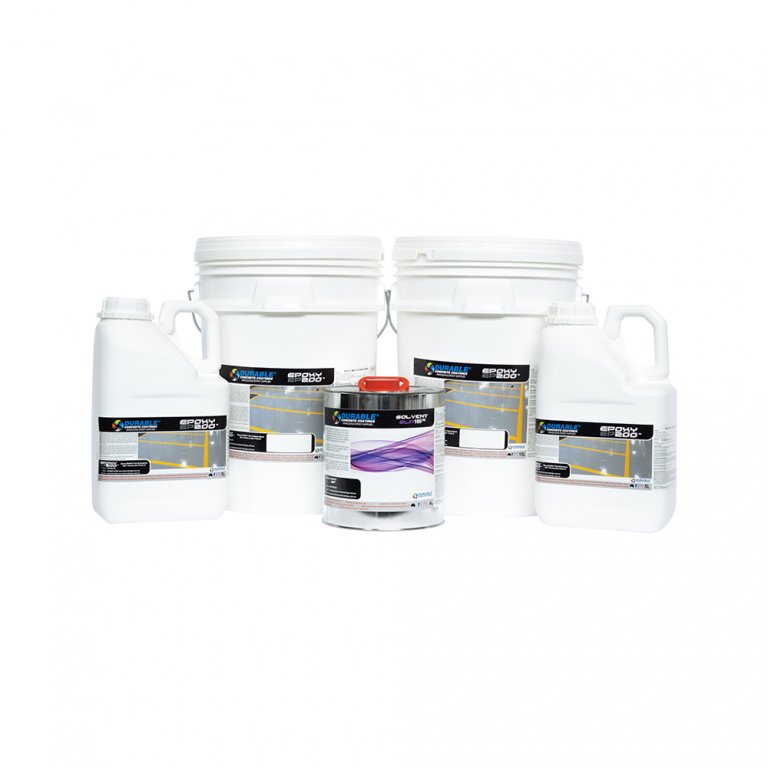 Epoxy EP200® Plain Coat System 150-160m² kit | Durable Concrete Coatings®