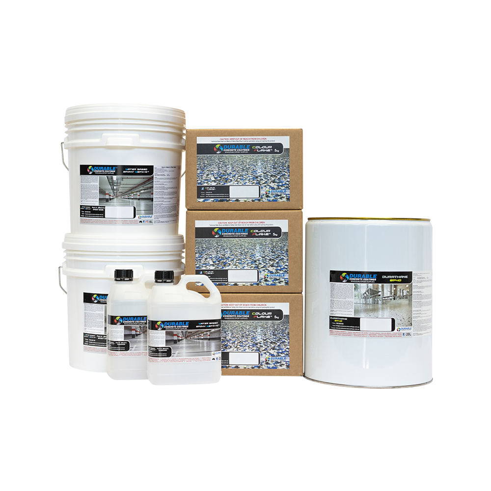 WEP50™ Epoxy Colour Flake® Systems SP40 Archives - Durable Concrete ...