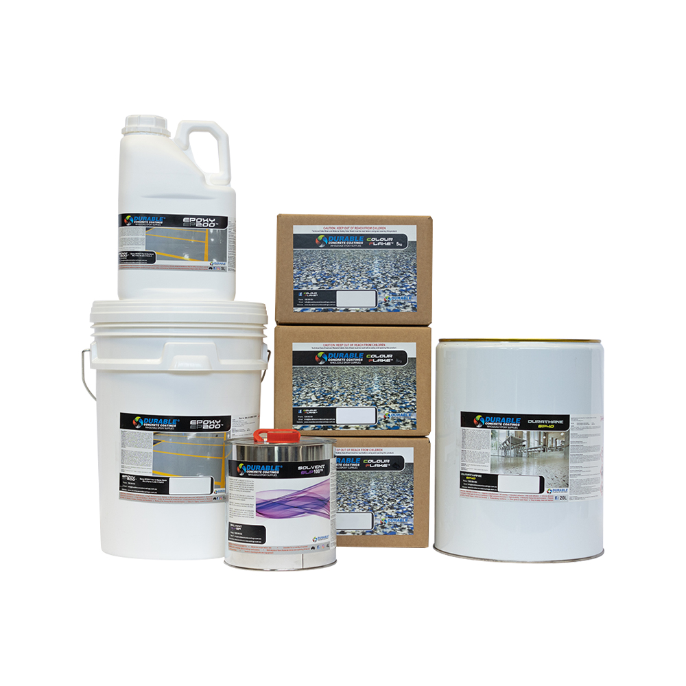 EP200™ Epoxy Colour Flake® Systems SP40 Archives - Durable Concrete ...