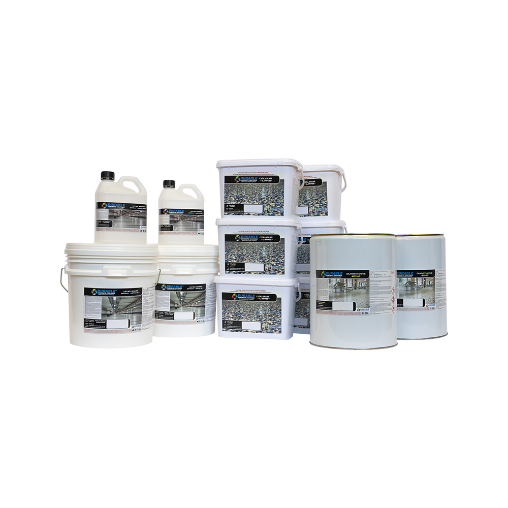 Epoxy DuraStone Flake® 2.0 System 50-60m² | Durable Concrete Coatings®