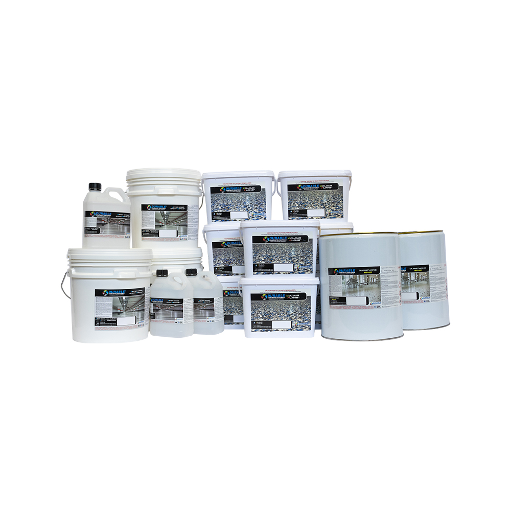 WEP50™ Epoxy DuraStone Flake® Systems SP40 Archives - Durable Concrete ...