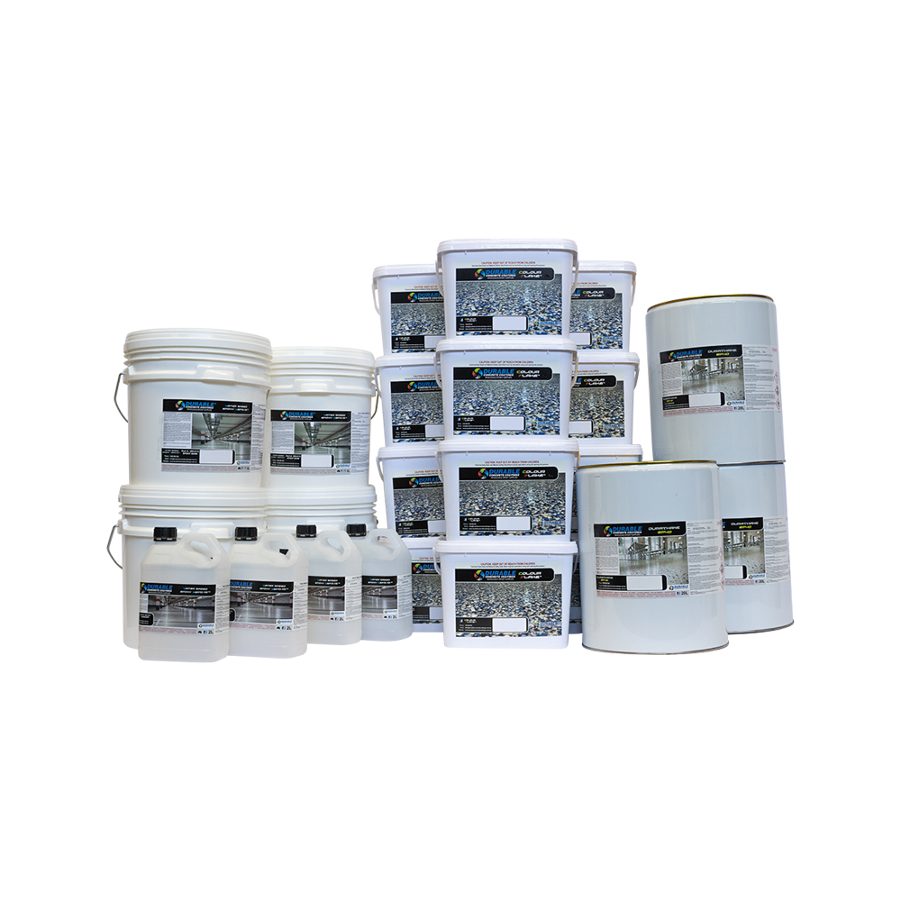 Epoxy DuraStone Flake® 2.0 System 110-120m² | Durable Concrete Coatings®