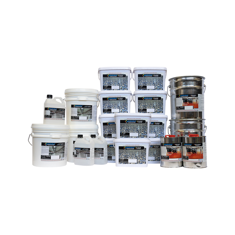 Epoxy DuraStone Flake® 2.0 System 90-100m² | Durable Concrete Coatings®