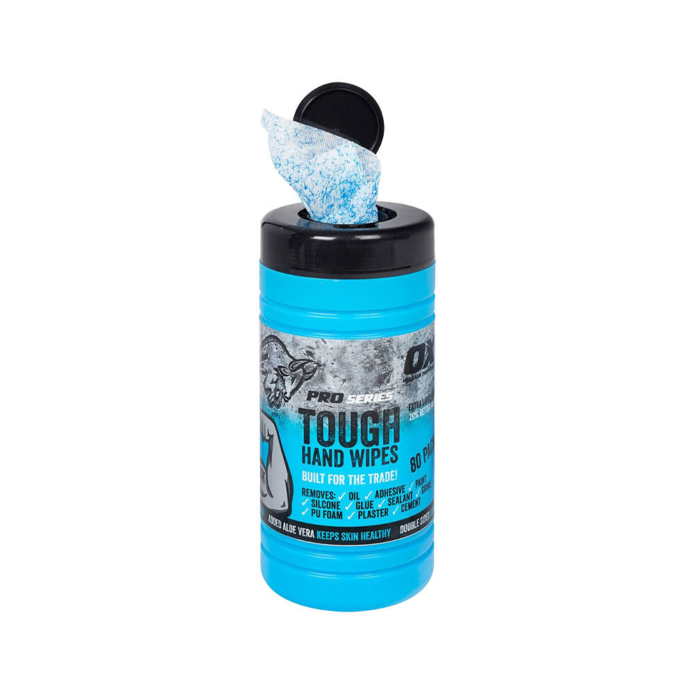 Ox Pro Tough XL Wipes 80 Pack | Durable Concrete Coatings®