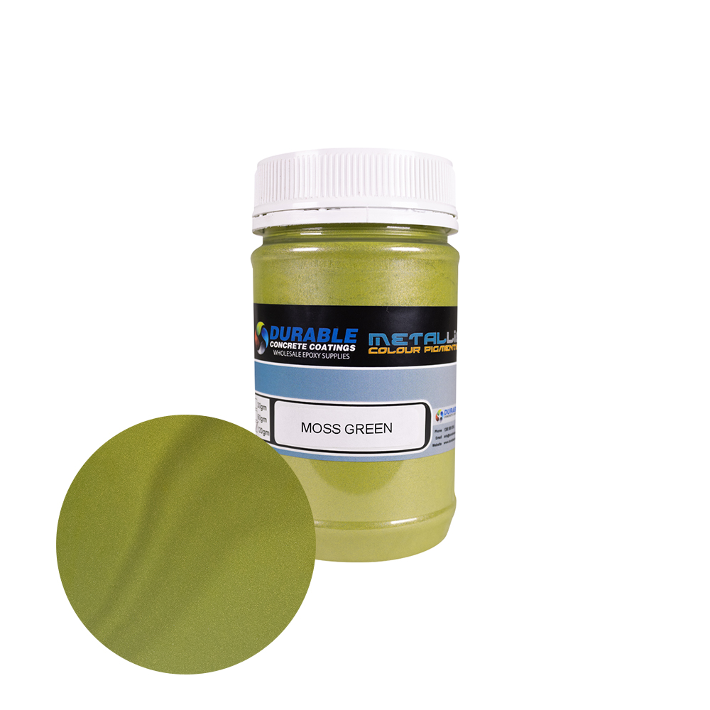 Metallic Colour Pigments™ Moss Green | Durable Concrete Coatings®