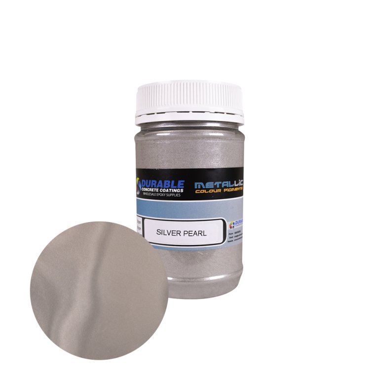 Metallic Colour Pigments™ Silver Pearl | Durable Concrete Coatings®
